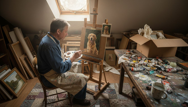 Portrait Styles Explained: Choosing Lasting Pet Art – The Family ...