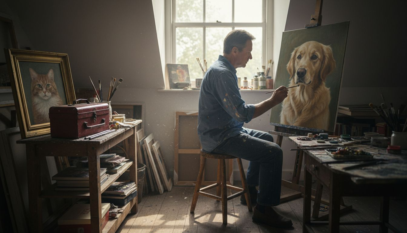 What Is Fine Art Portrait? Pet Tribute Explained – The Family Portrait ...