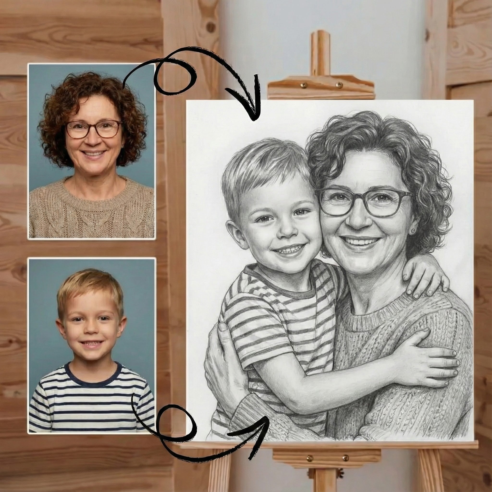 Custom Family Portrait – Turn Your Memories Into Art - CURRENTLY HALF ...
